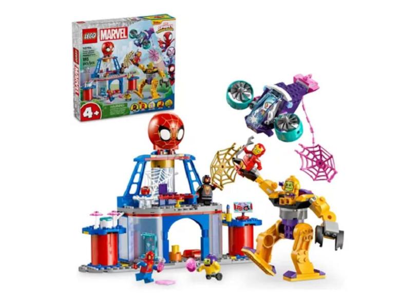 Lego 10794 Spidey - Quartel General Lançadores De Teia Equipe Aranha ...