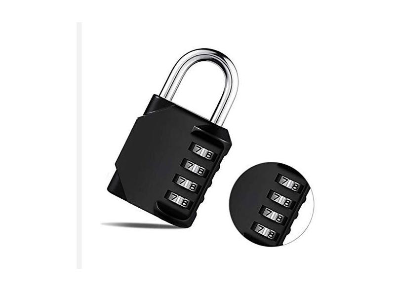 HZWLF Cadeados com trava antirroubo, cadeado de segurança com código de ...