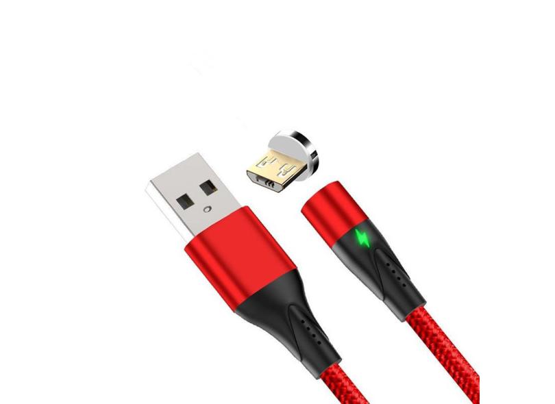 Magnetic Cabo USB 3 Em 1 Cabos Telefone Micro USB Cable chargeing cabo ...