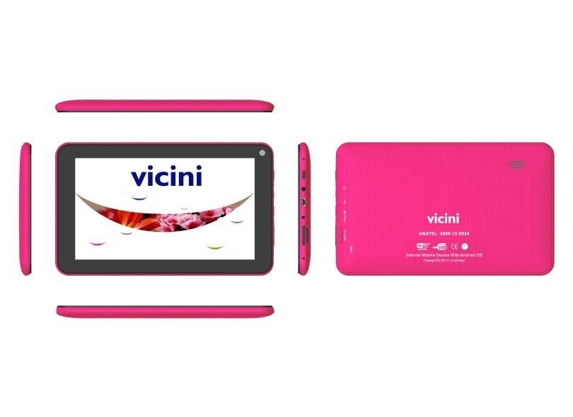 Tablet Vicini 4GB LCD 7" Android 4.0 (Ice Cream Sandwich) VC-7 com o ...
