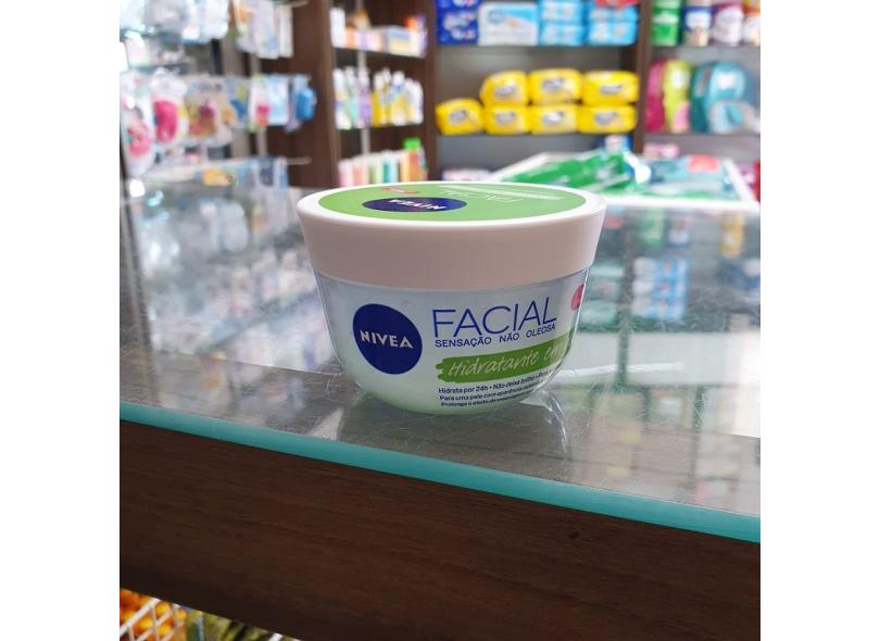 Creme Nivea gel 100g verde fresh pele oleosa pepino hialurônico para o ...