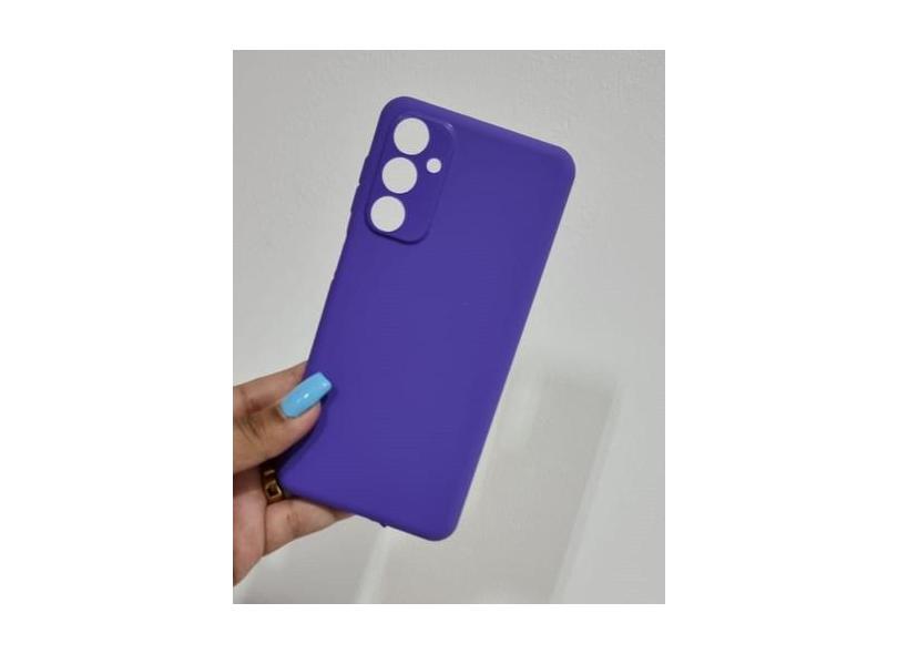 Capa Capinha Case Aveludada Premium Samsung Galaxy A55 - KRAMAC, ROXO ...