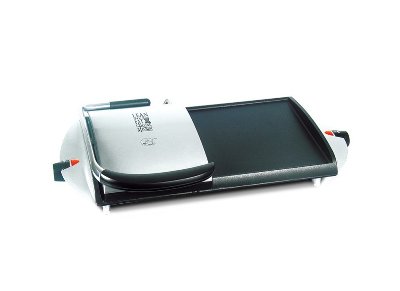 Grill Chapa George Foreman GBZ20G Ondulada Lisa Antiaderente com o ...