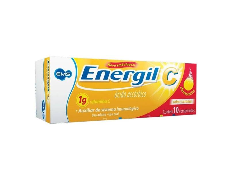Vitamina C Energil C Ems 1g 10 Comprimidos Efervescentes em Promoção é ...