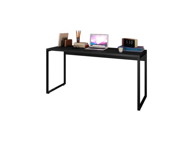 Escrivaninha Mesa De Escritório Studio Industrial 150 M18 Preto - Mpoz ...