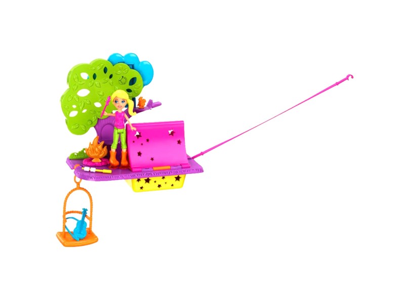 Boneca Polly Wall Party Acampamento Mattel com o Melhor Preço é no Zoom
