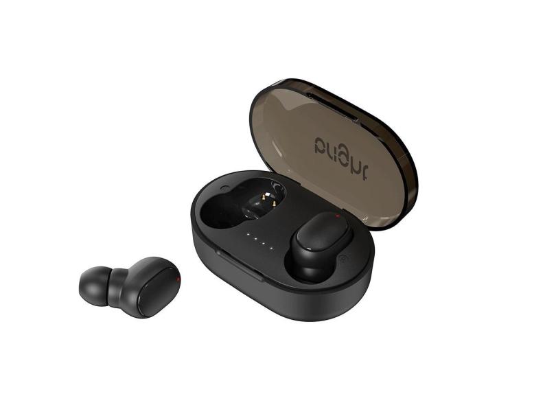 Fone de Ouvido Bright Max Sound Bluetooth Sem Fio Preto / Branco com o ...