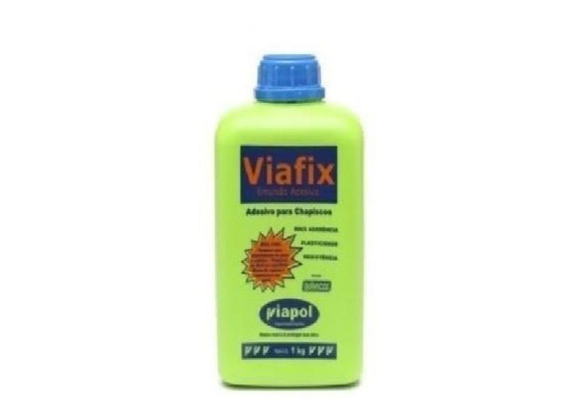 Adesivo Pra Chapisco Argamassa Líquida Viafix Tipo Bianco 1l com o ...