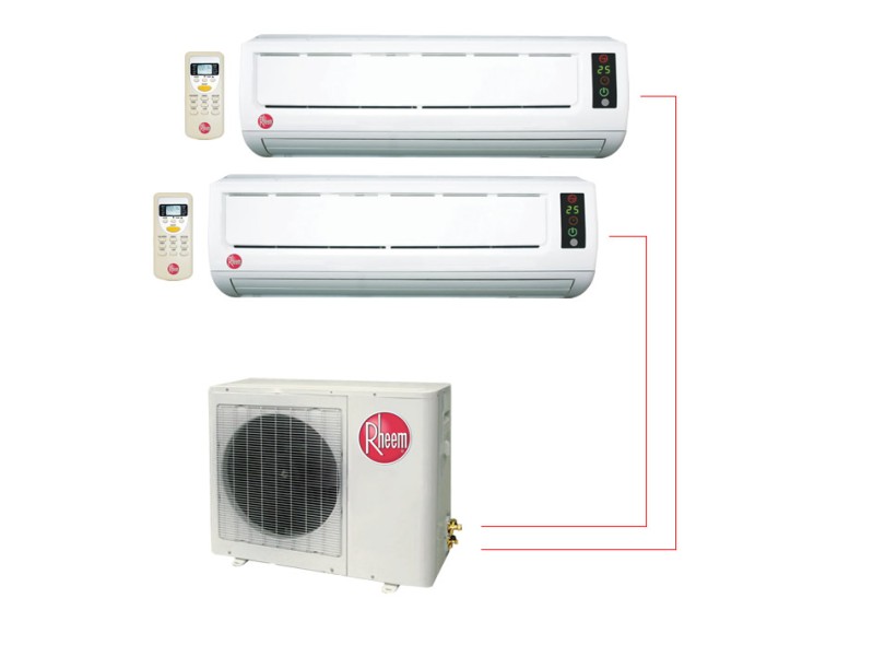 Ar Condicionado Multi Split Rheem 24.000BTUs Controle Remoto Frio ...
