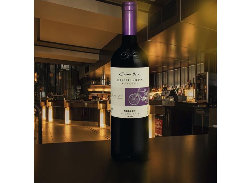 Vinho Cono Sur Bicicleta Reserva Merlot Tinto 750Ml com o Melhor Preço ...