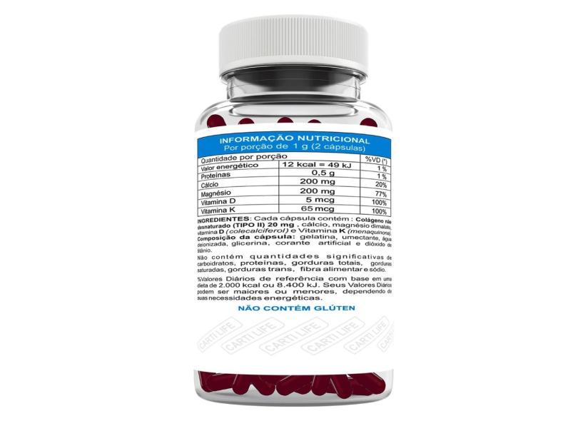 Colágeno Tipo Ii Cartilife 40Mg 60 Cápsulas Kit Com 3 com o Melhor ...