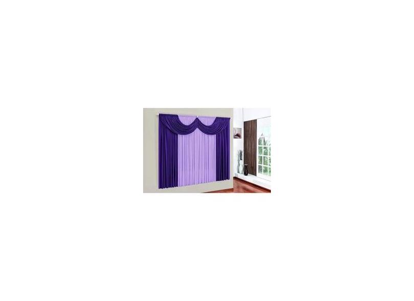 Cortina Paris - Tam. 2,00 x 1,70M Roxo com lilas com o Melhor Preço é ...