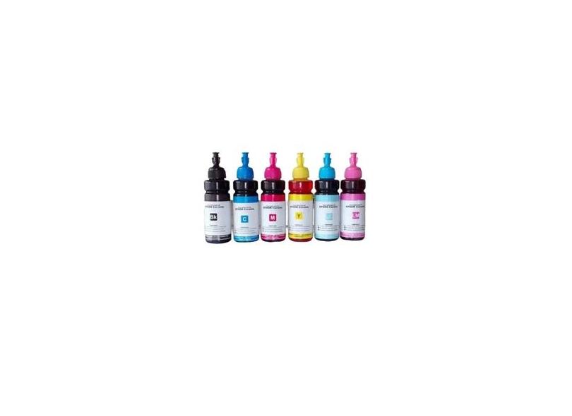 Kit Tintas Compatível Epson Bulk Ink Sublimática Cmyk 100Ml com o ...
