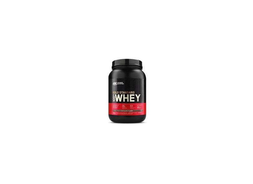 100% Whey Protein Gold Standard (907g) NOVO RÓTULO - Sabor: Double Rich ...