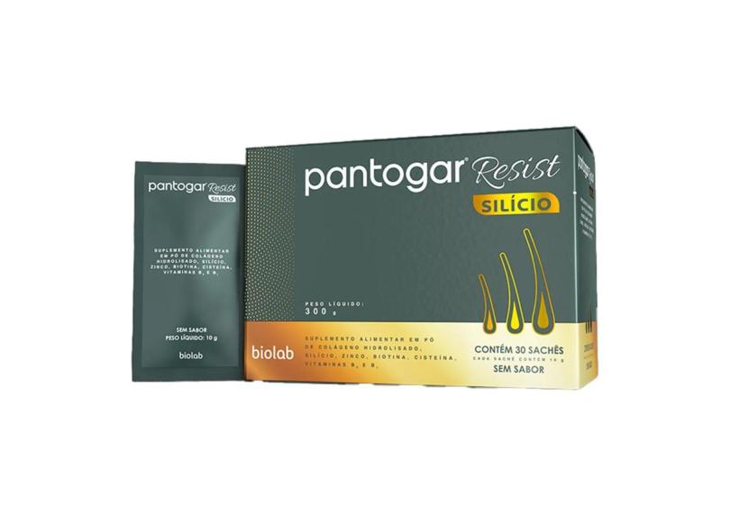 Pantogar Suplemento Alimentar Silício 30 Sachês Biolab com o Melhor ...