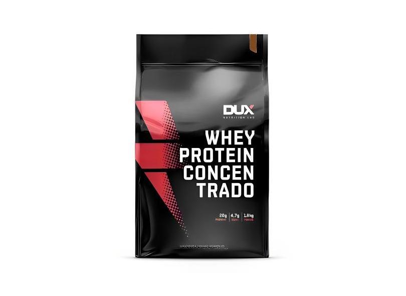 Whey Protein Concentrado Chocolate Refil 1,8Kg Dux Nutrition com o ...