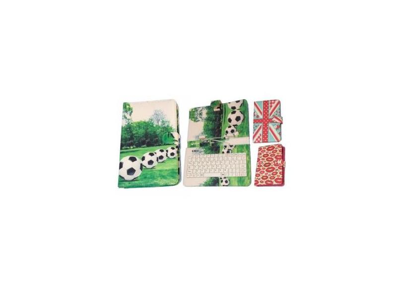 Capa Case Com Teclado Para Tablet De 7 Polegadas Android Cabo Otg V8 3762