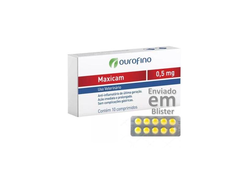 Maxicam 0.5 Mg Anti-inflamatório Blister Com 10 Comprimidos - Ourofino ...