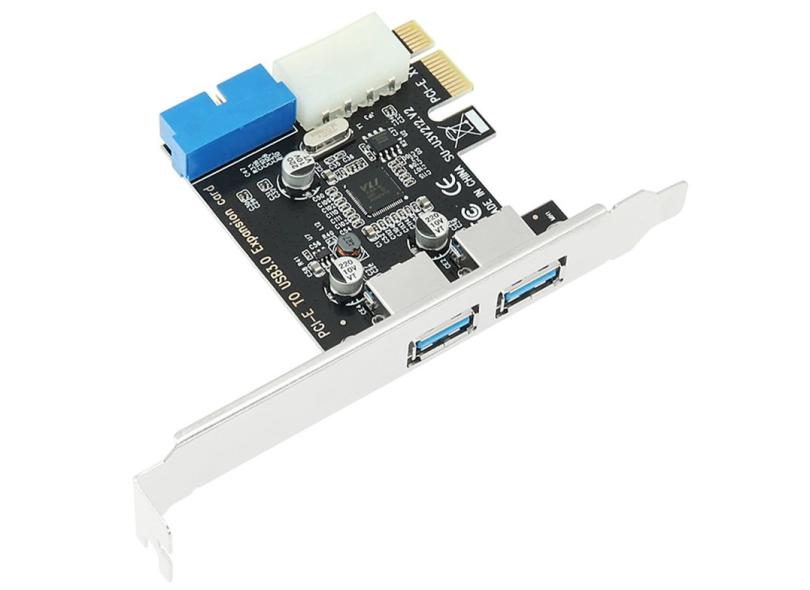 Pci-e Para USB 3.0 Expansão Cartão F2T2 20pin computador desktop ...