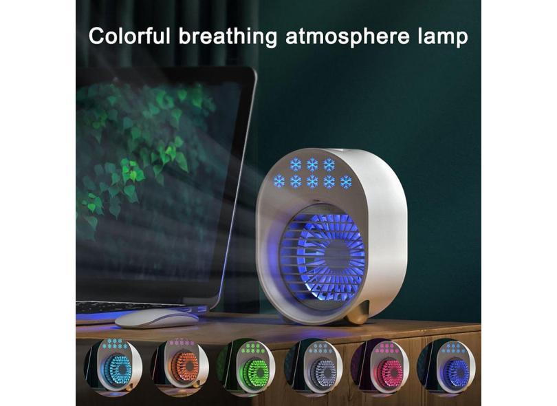 Ar Condicionado Evaporativo Cooler Office Fan Mini Air Condi com o ...