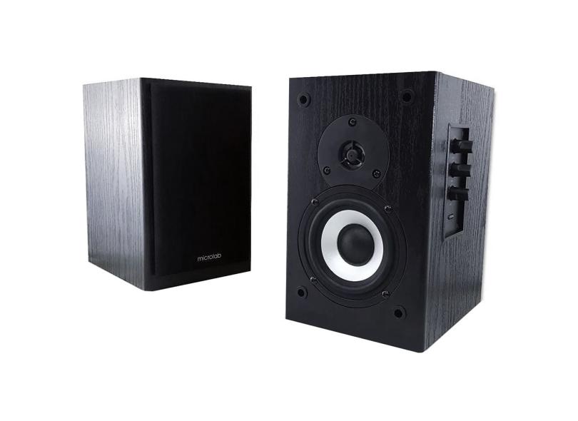 Caixa de Som Microlab 2.0 B72 24W RMS - Bivolt com o Melhor Preço é no Zoom