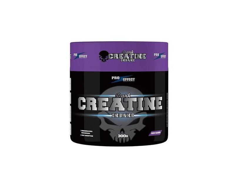 Creatina Monohidratada Dark Insane 300g - Pro Effect com o Melhor Preço ...