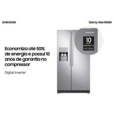 Geladeira Samsung RS50N RS50N3413S8 Frost Free Side by Side 501 Litros ...